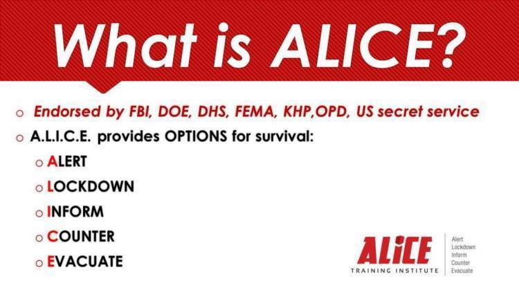 ALICE Drills October 24-28 | Westfield High School